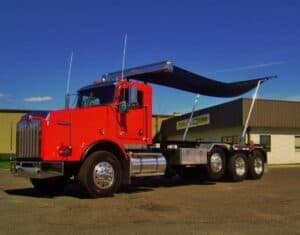 Roll Off Tarp Systems - Trison Tarps USA