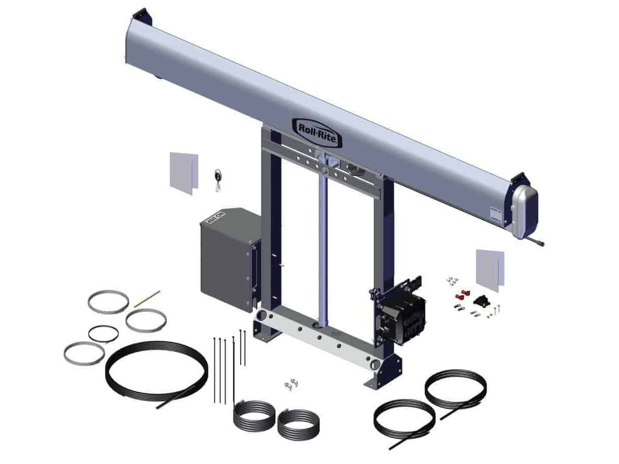 Roll Rite 101473 Super Duty Single Stage Adjustable Tower with Dual ...