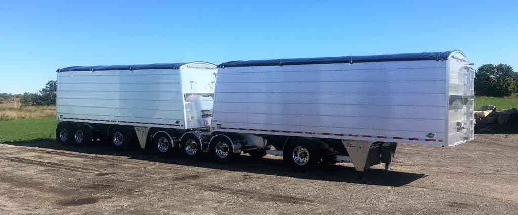 Grain Trailer Tarps - Paris, TX near Dallas/Fort Worth - Trison Tarps USA
