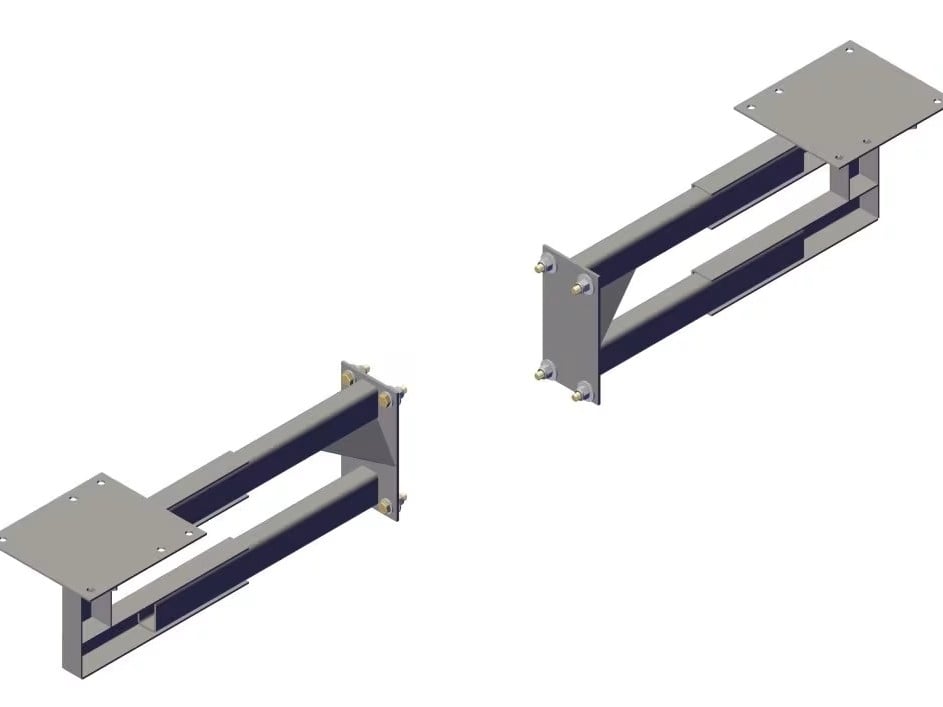 Roll-Rite 45176 Adjustable Straight Mount, for 12 &16 Spring Top Mount ...