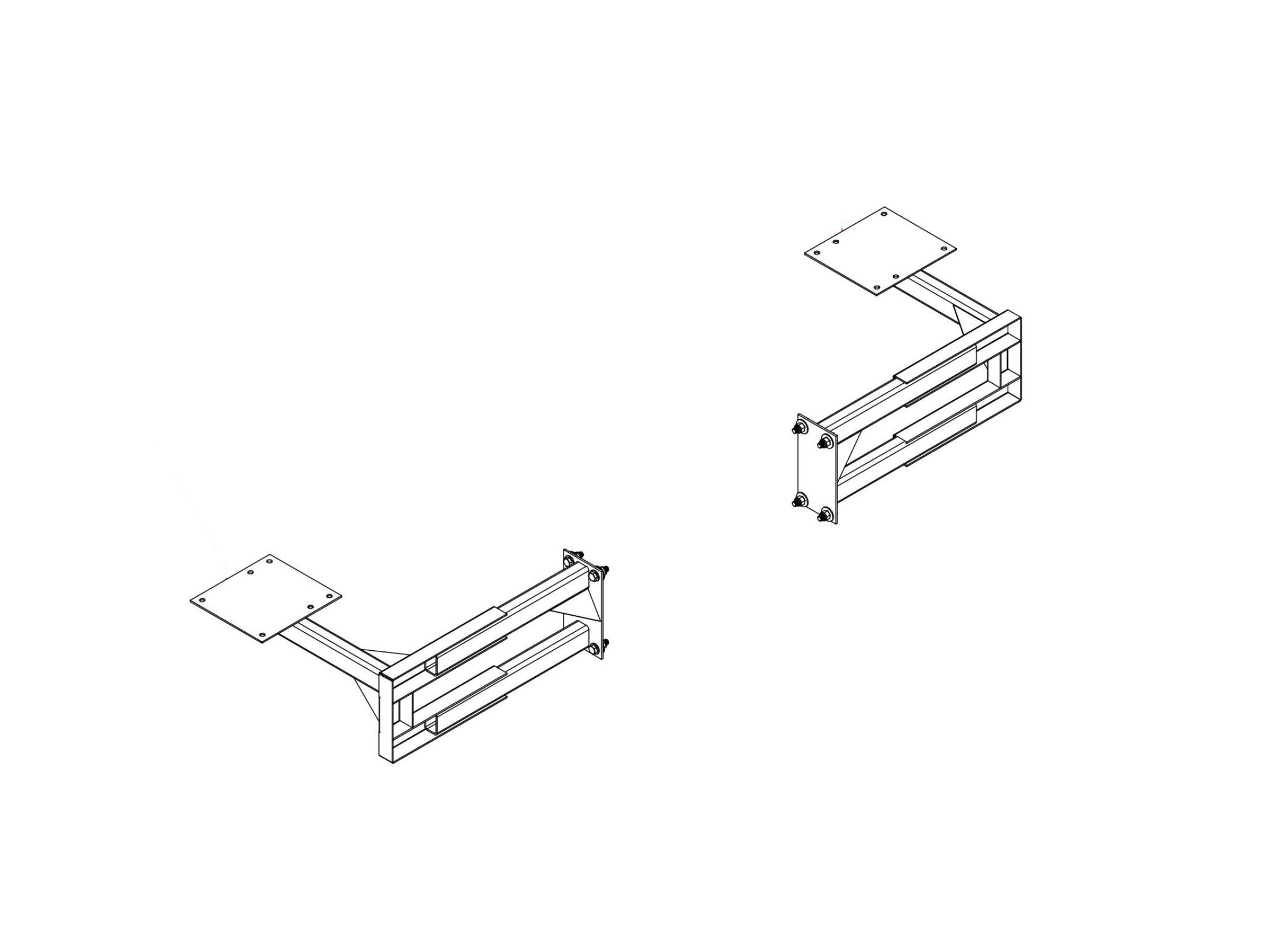 Roll Rite 104575 Adjustable Forward Pivot Mount Set - Trison Tarps USA