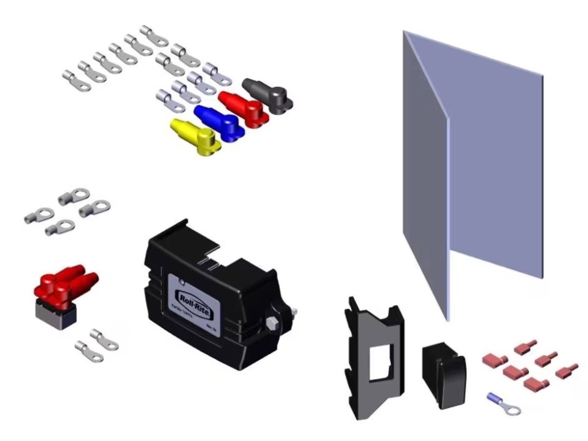 Roll Rite 101640 Electric Kit, Gen1+ Solid State Motor Control 12V SWD6 ...